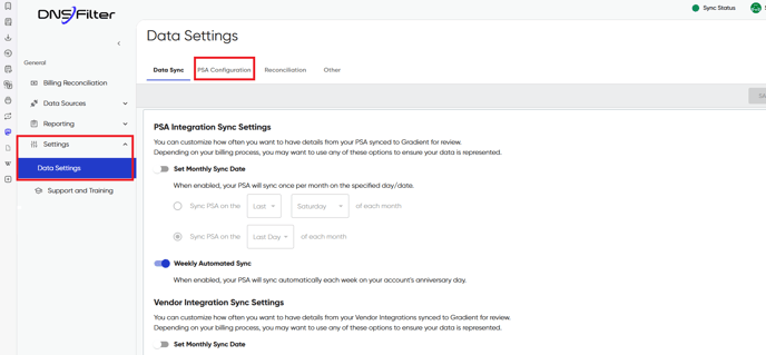 How to initiate a full PSA Sync – DNSFilter